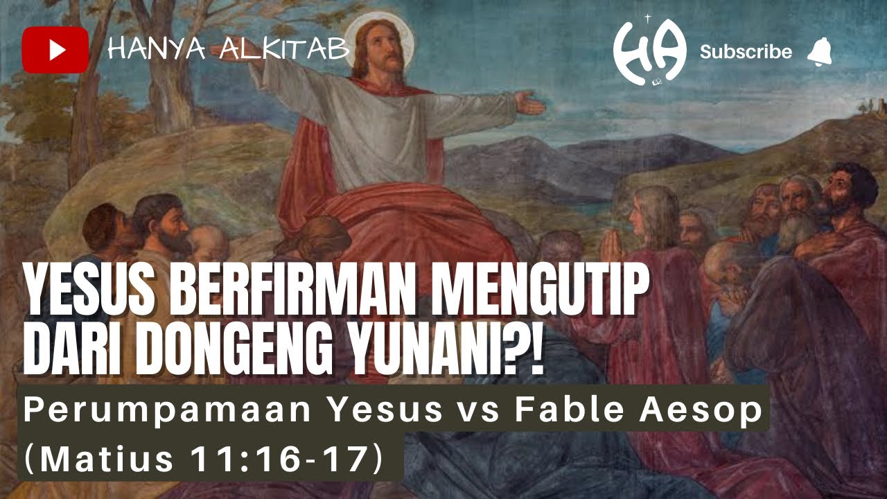 YESUS BERFIRMAN DARI DONGENG YUNANI?! (MEMAHAMI PERBANDINGAN ...