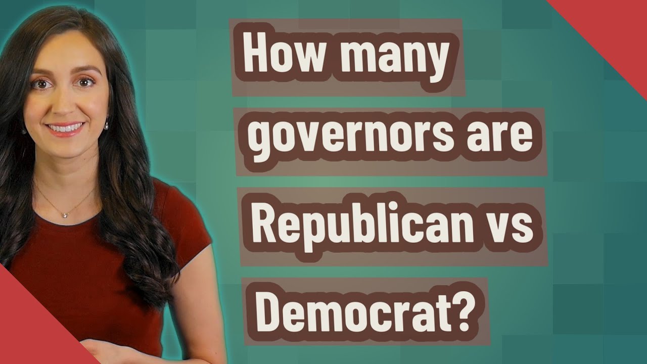 How many governors are Republican vs Democrat? - YouTube