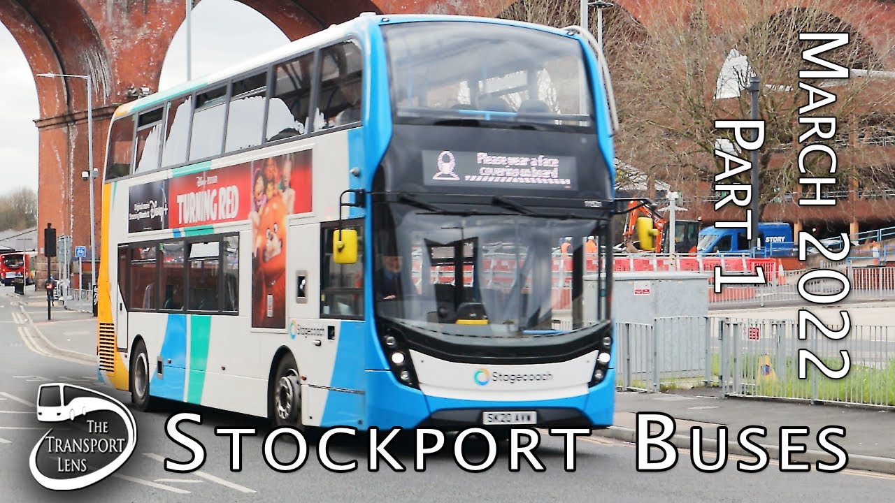 Stockport Buses in March 2022 Part 1 - Stagecoach, Selwyns - YouTube