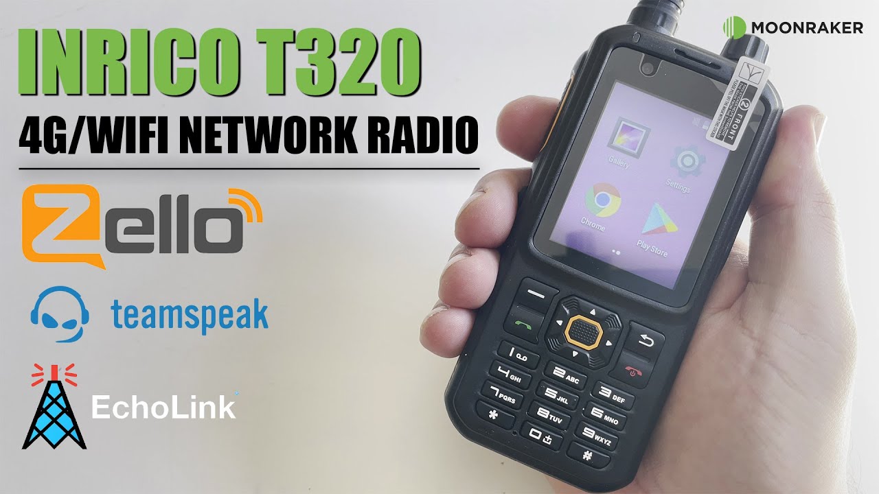 INRICO T320 4G/WIFI NETWORK HANDHELD RADIO - YouTube