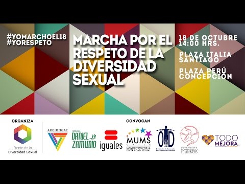Tere Hales y Sebastián Jimenez invitan a la marcha por el respeto de la Diversidad Sexual