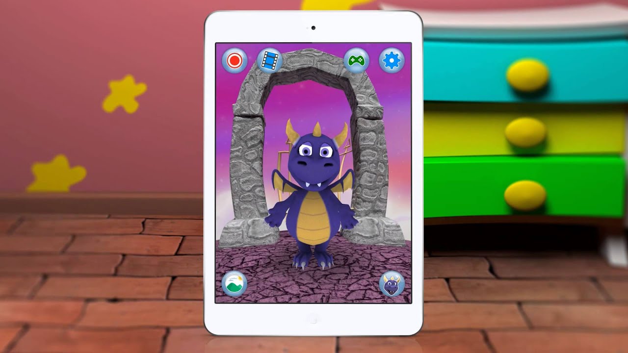 Talking Dragon Draco Free - YouTube