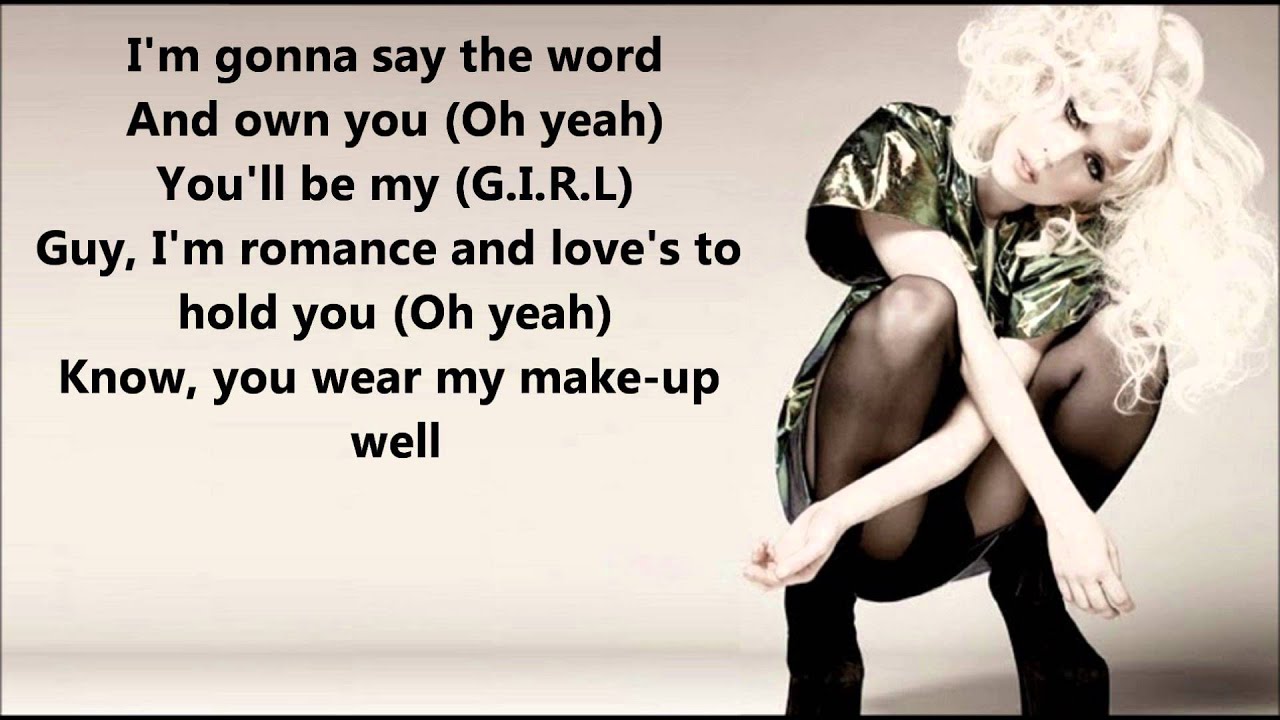 Lady Gaga - GUY (lyrics) - YouTube