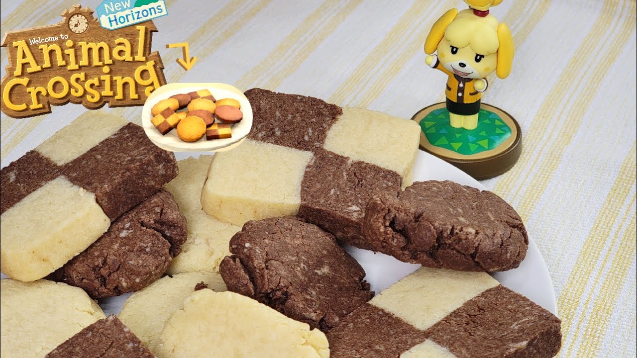 Making Checkerboard Cookies from Animal Crossing: New Horizons! - YouTube