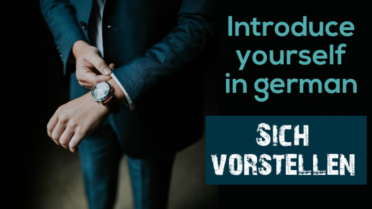 #LearnGerman #ForBeginners How to introduce yourself in German | Sich ...