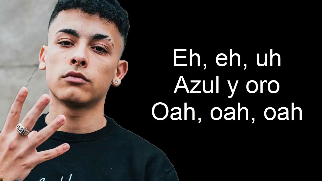 Azul y oro letra - YouTube