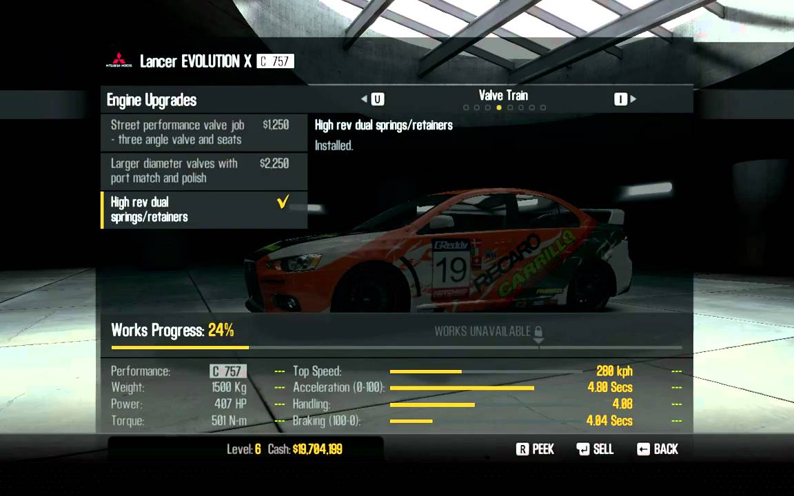 Need for Speed Shift 2 Evo X Customization - YouTube