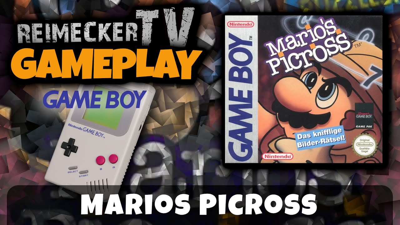 Gameplay : Marios Picross [Gameboy] - YouTube