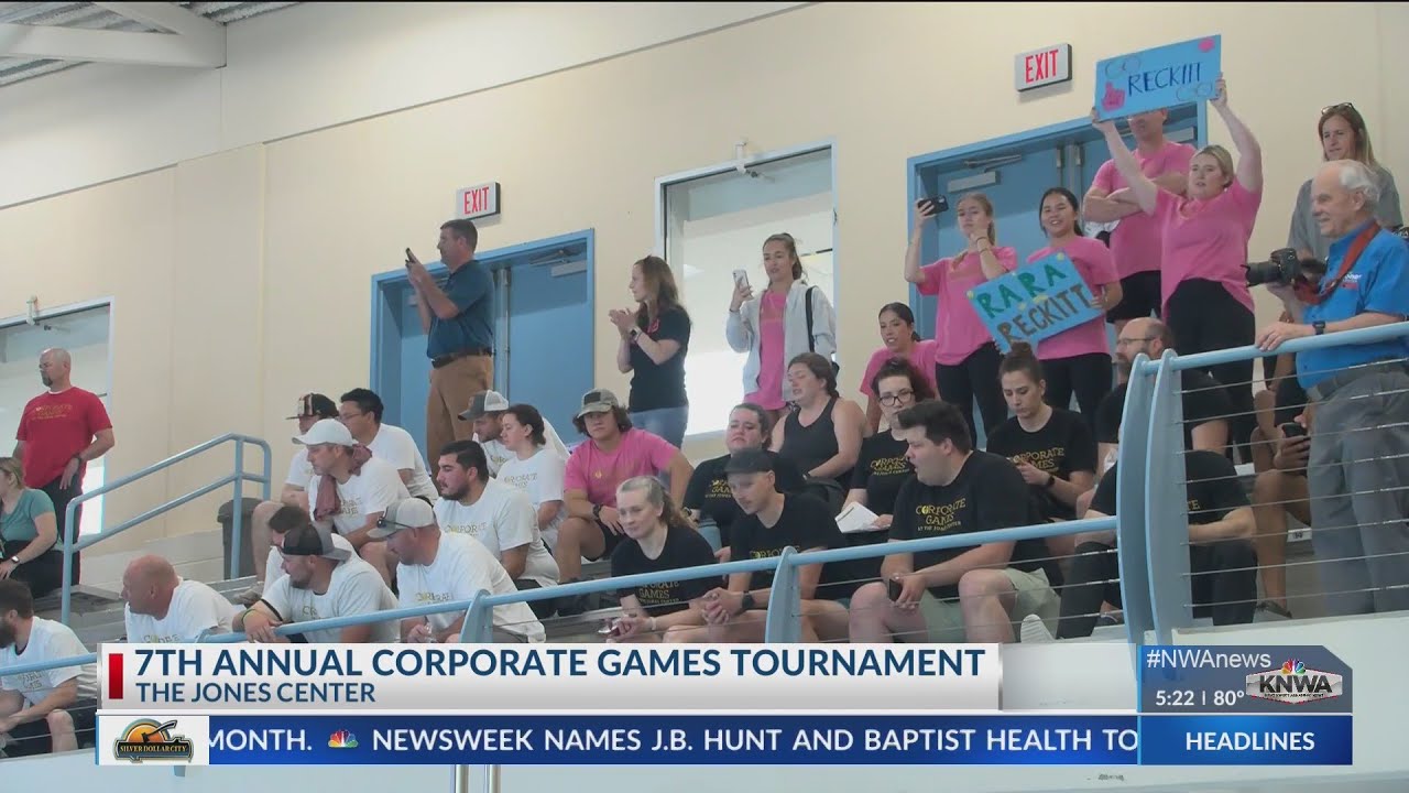 The Jones Center hosts 7th Annual Corporate Games - YouTube