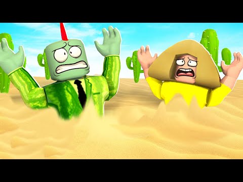 Job En Bob Zitten Vast In Drijfzand! (Roblox)