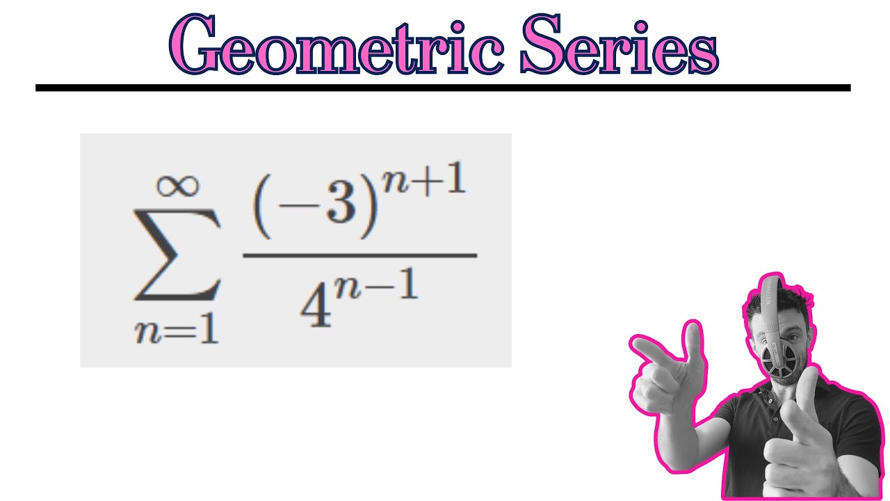 Geometric Series example | Calc BC - YouTube