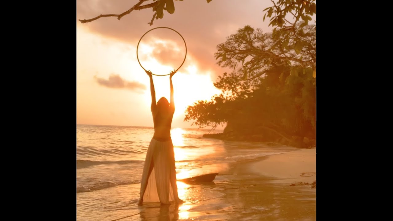 Hula hoop sunrise session on Red House Beach, Kilifi October 2021. Poem ...