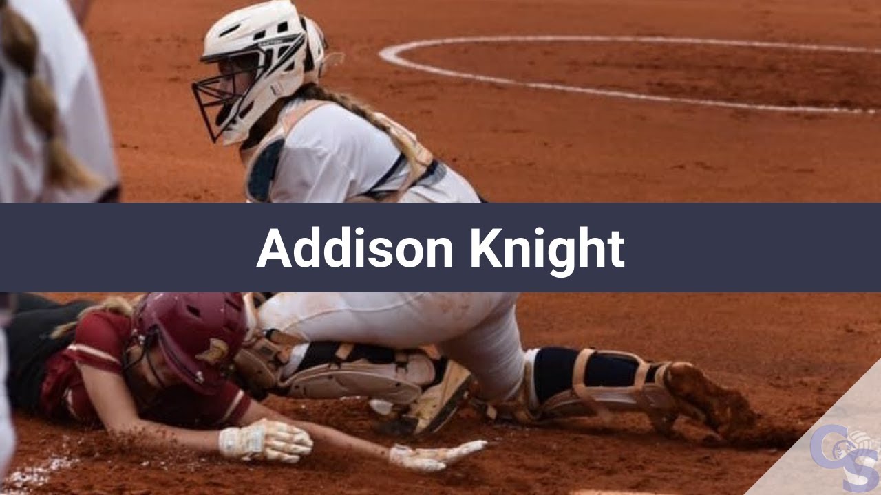 Addison Knight Softball Highlights - GA 2025 - C. 3B - YouTube