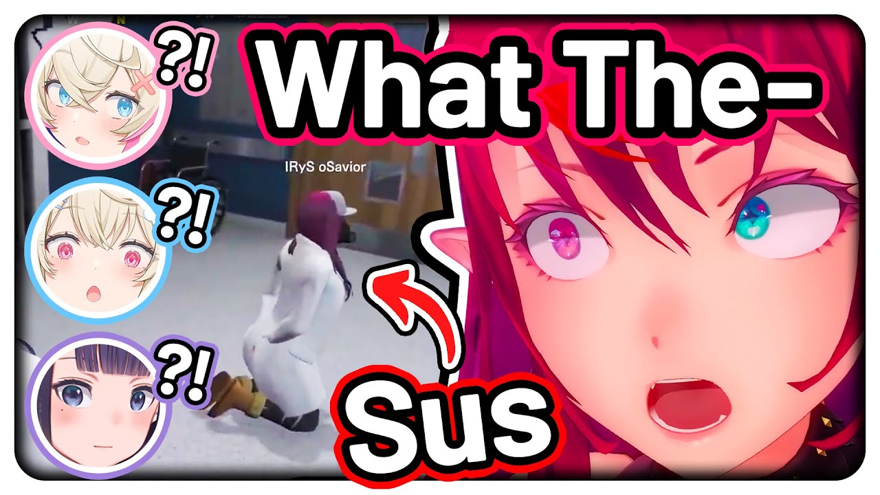 IRyS accidentally does a SUS move in front of Ina and FuwaMoco ...
