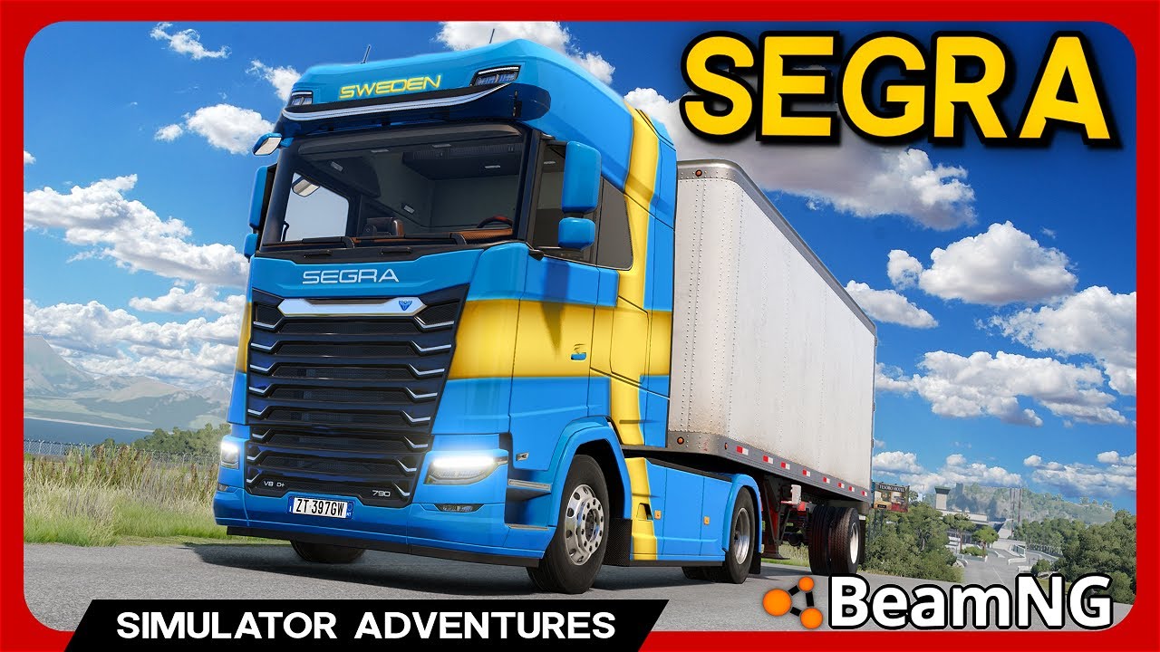BeamNG: Euro Truck Sim Killer? - Segra Ultimat Mod - YouTube