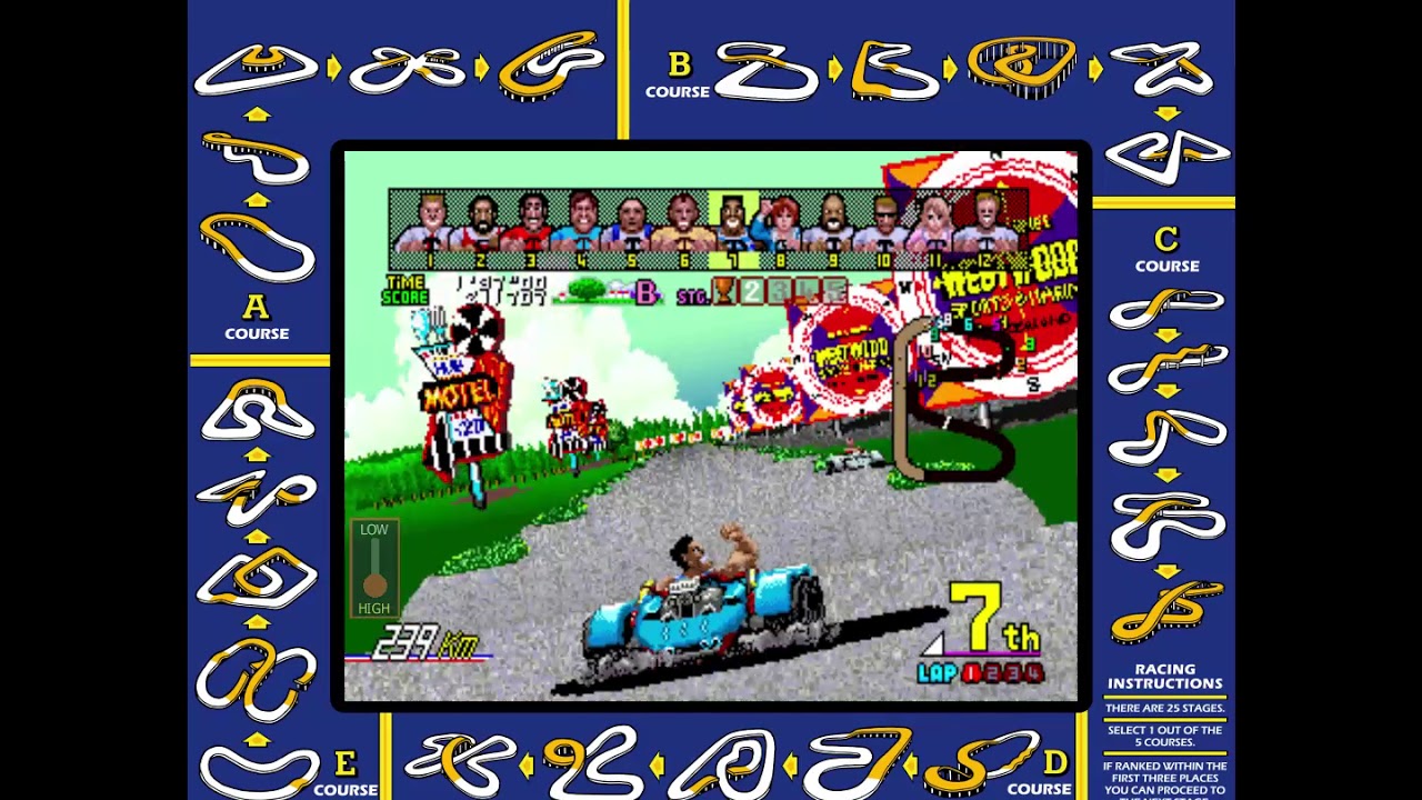 MAME - Power Drift (SEGA) - YouTube