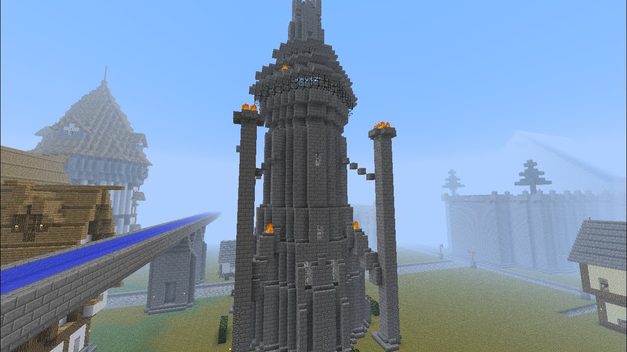 Minecraft: Medieval Aqueduct and Rural Areas (part 58 season 1) - YouTube