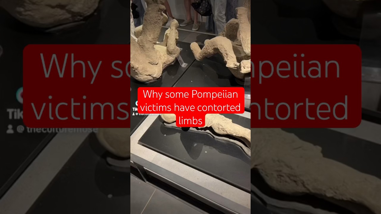 Why Some Pompeiian Victims Have Contorted Limbs - YouTube