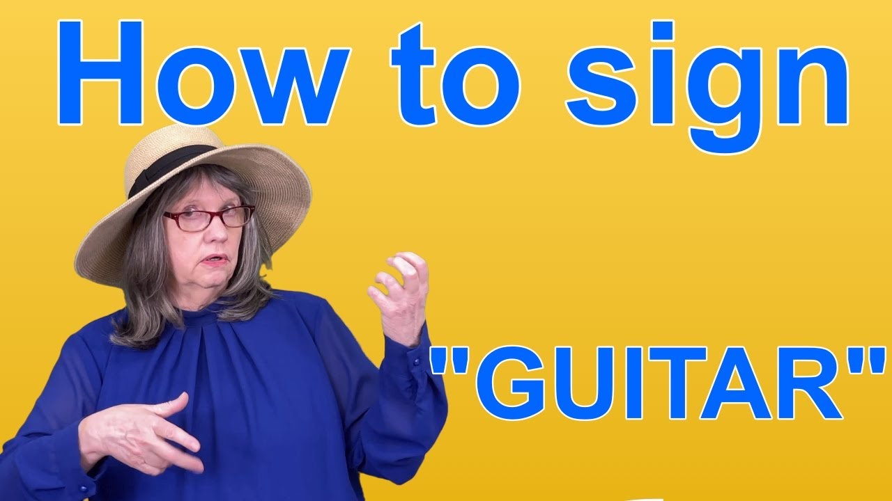 How To Sign GUITAR — ASL Word Of The Day — Word 48 - YouTube