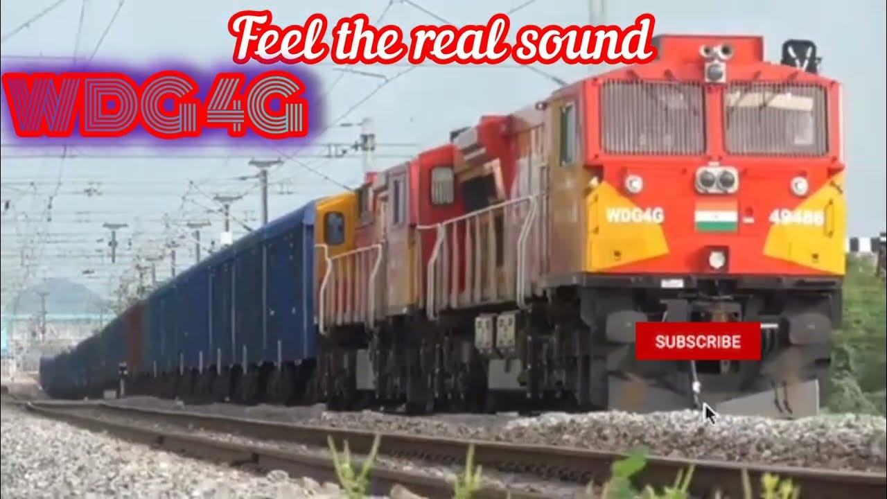 🚂 Indian locomotive class WDG-4G 🚂 #train #wdg4g #shorts #wdg #wap7 - YouTube
