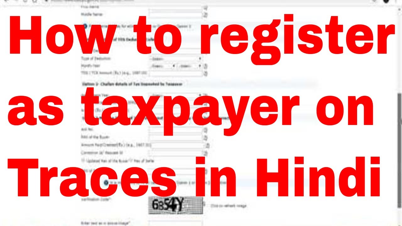 How To Get Registration In TRACES As Taxpayer In Hindi YouTube how-to-get-registration-in-traces-as-taxpayer-in-hindi-youtube