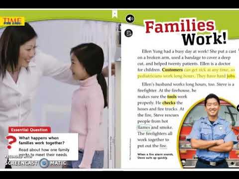families work - grade 2 - YouTube