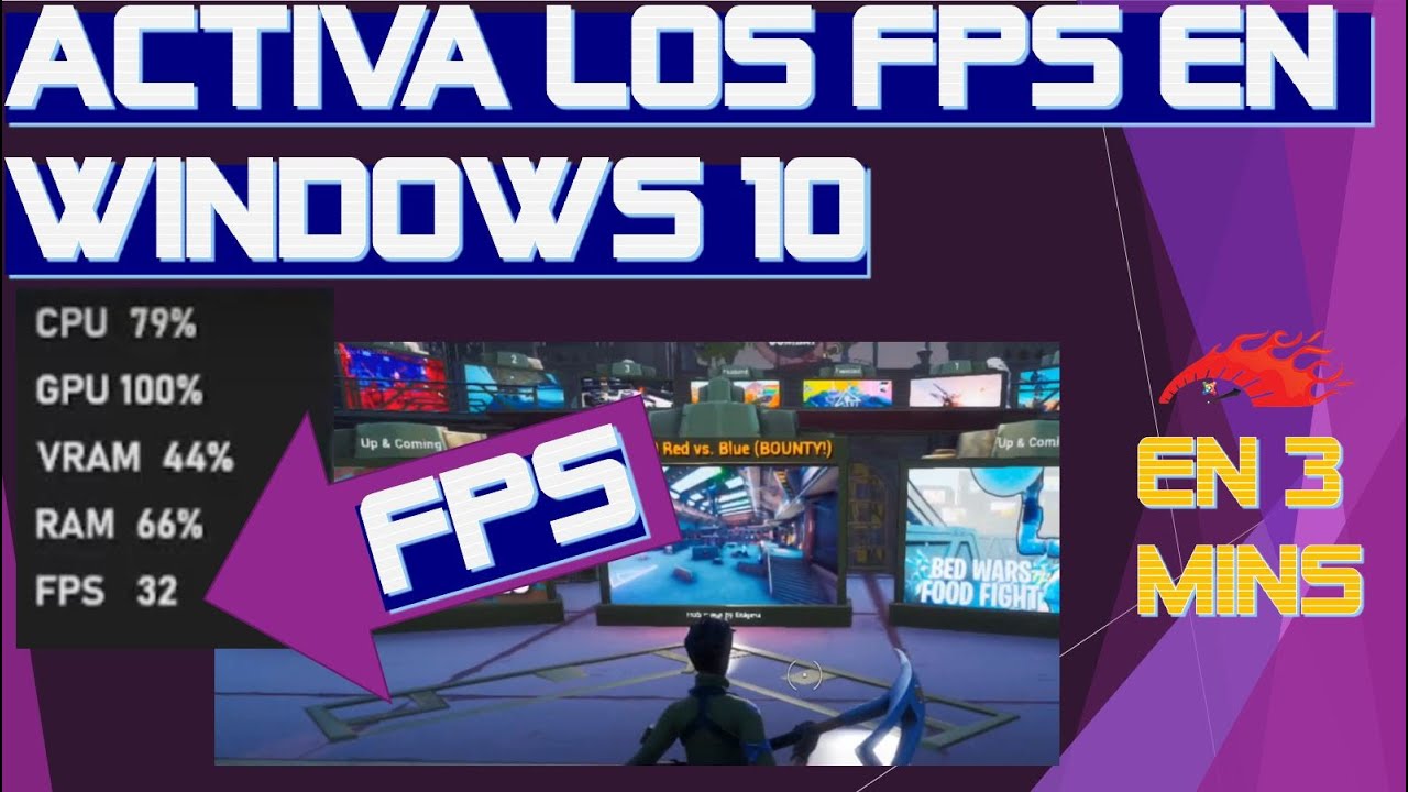 Como ver o monitorear los FPS en juegos (Windows 10 PC/Laptop) - YouTube