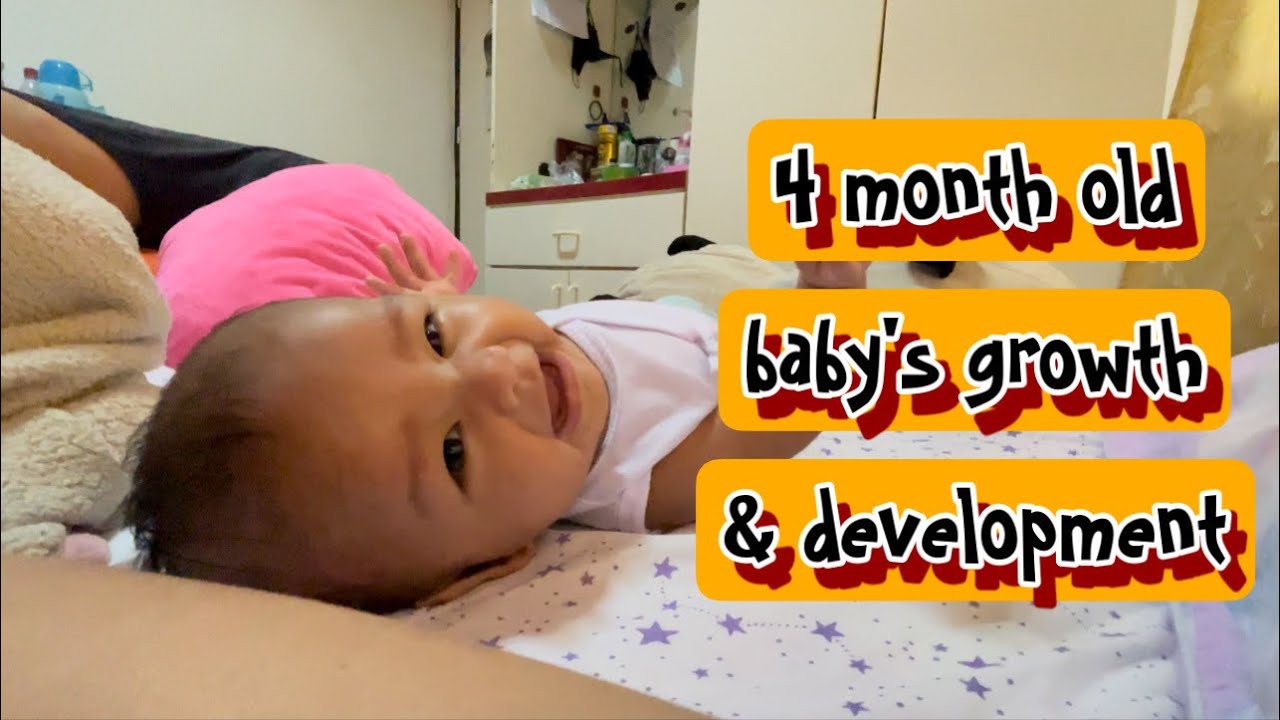 Four months old baby update & milestone| rolling over - YouTube