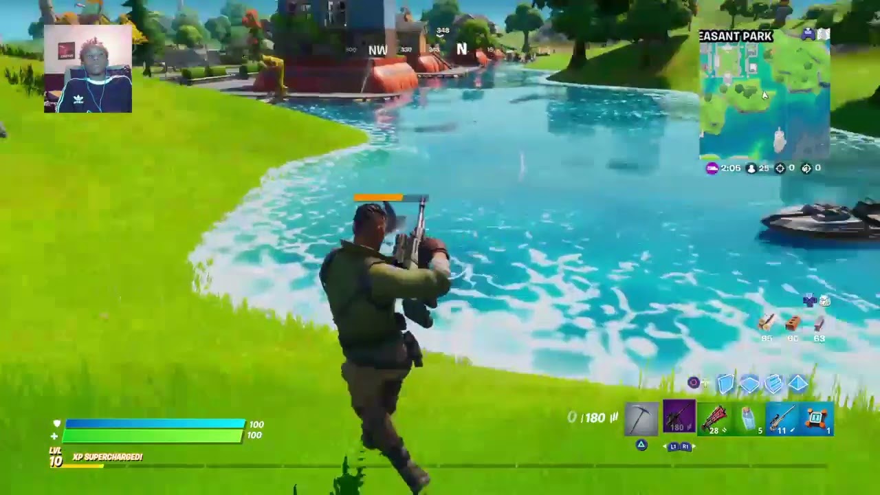 Fortnite on bot account - YouTube
