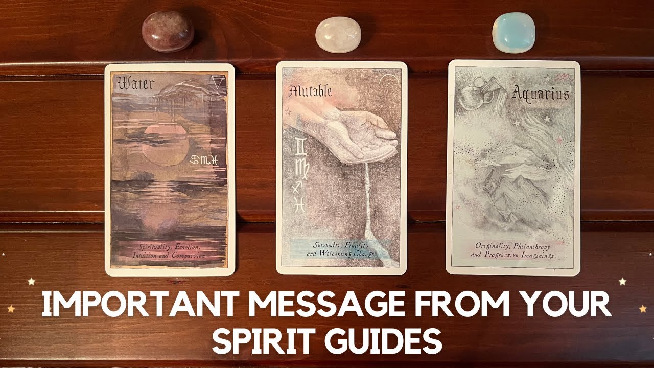 Important Message From Your Spirit Guides