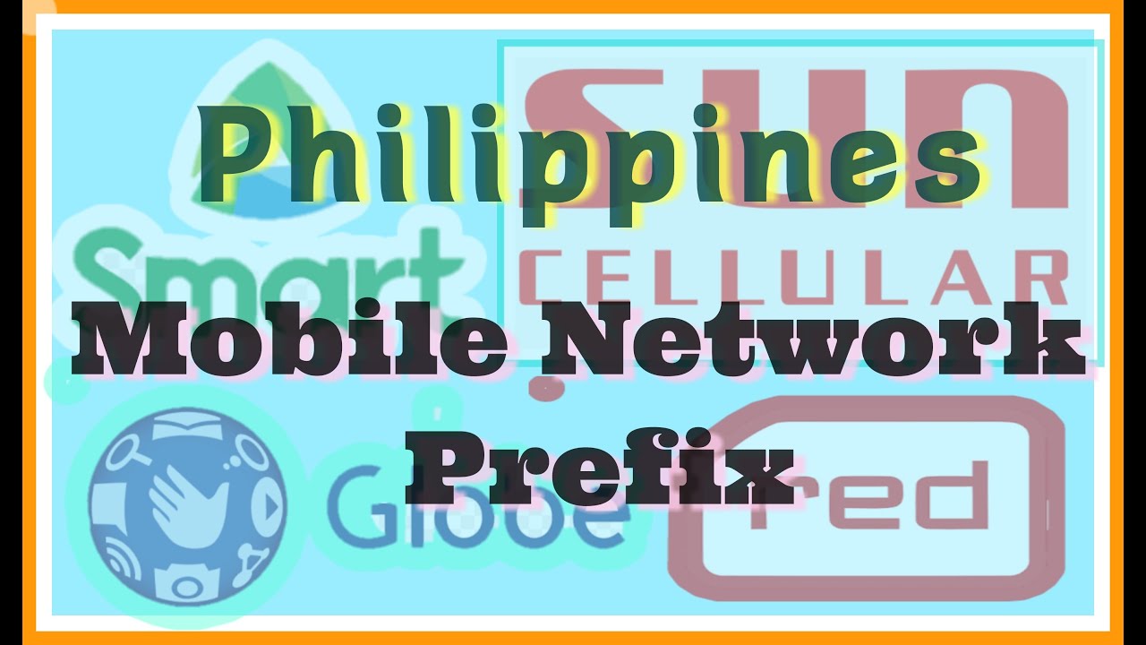 Philippines Mobile Network Prefix I JaySharing Channel - YouTube