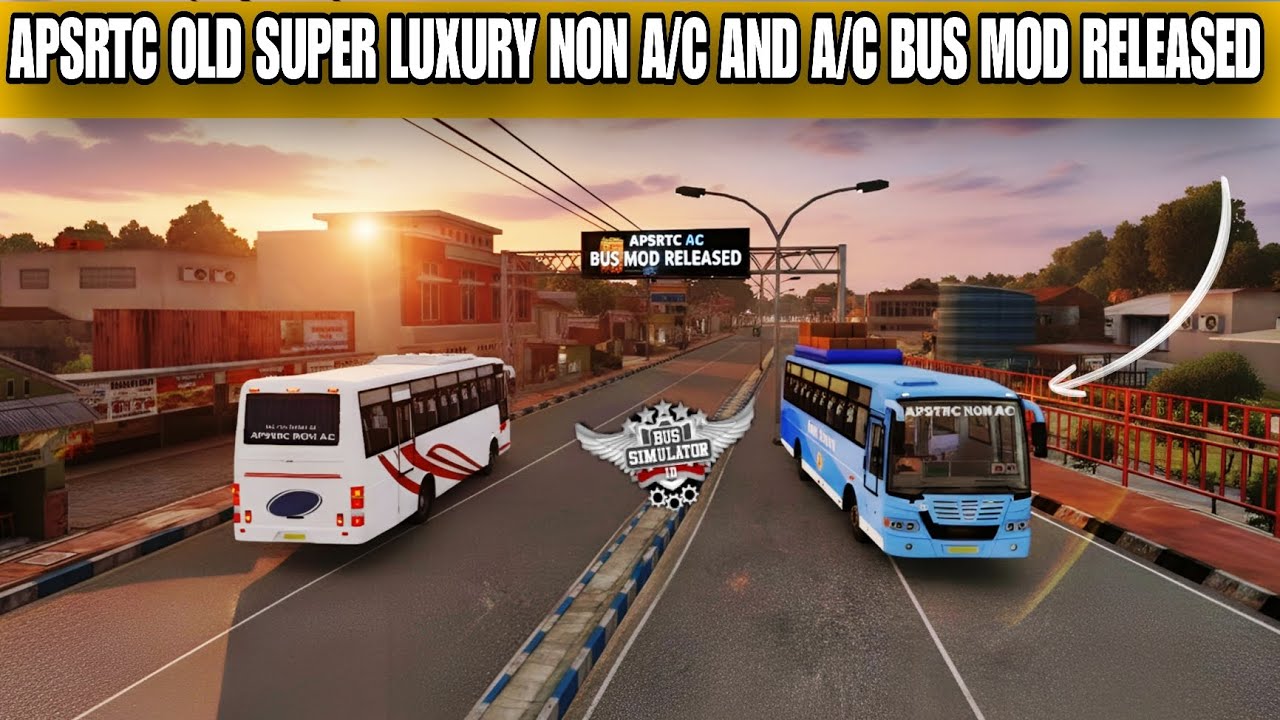 APSRTC OLD SUPER LUXURY NON AC AND A/C BUS MOD RELEASED FOR BUSSID ...