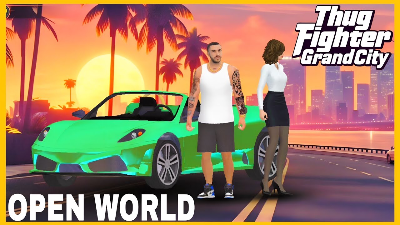 GANGS FIGHTER GRAND CITY | NEW GAME | OPEN WORLD | ANDROID - YouTube
