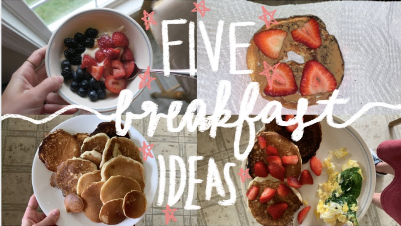 what I eat in a week: breakfast edition || semi-healthy breakfast ideas ...