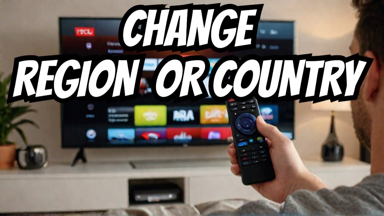 How to Change Country or Region on TCL Smart tv || Change Country ...