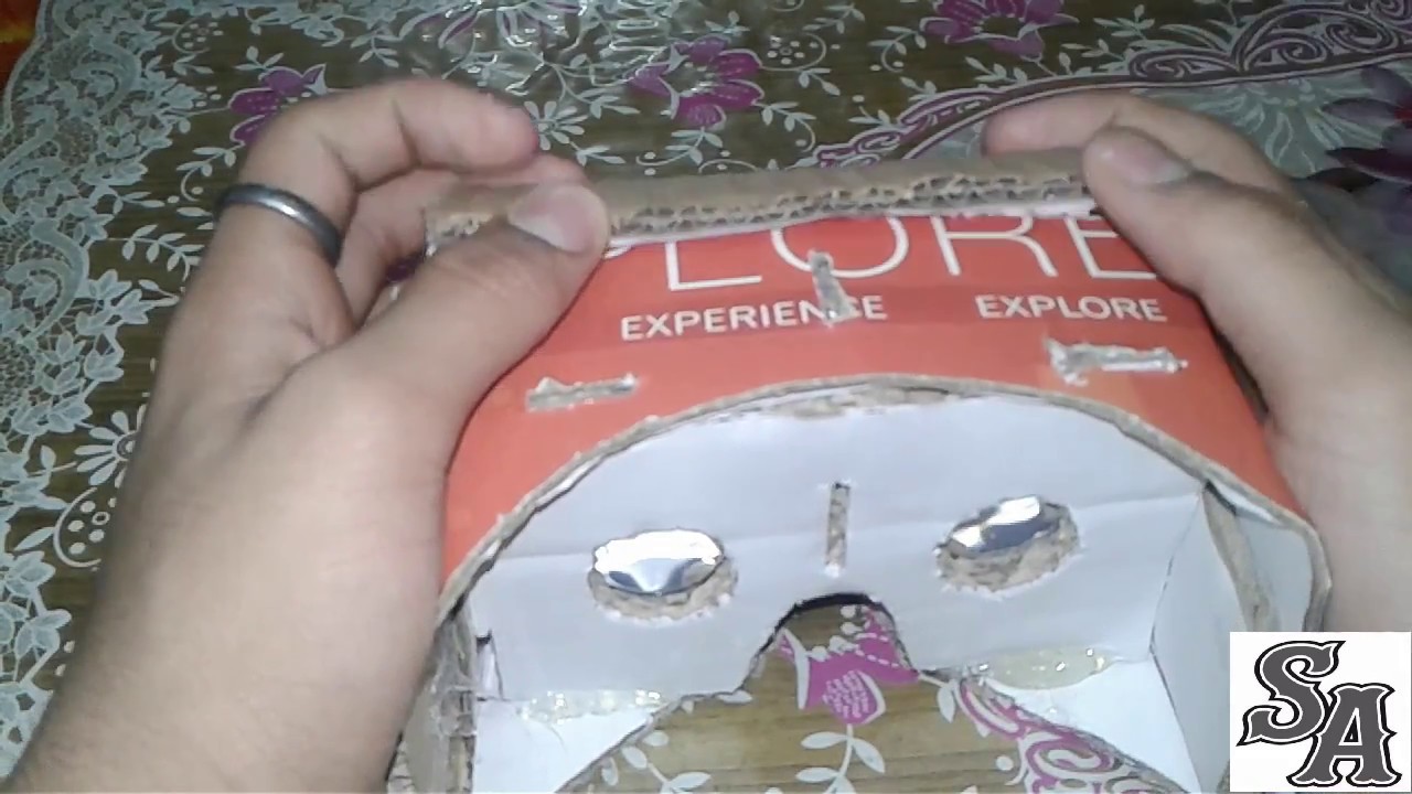 |S.A Hacks| How to make VR Headset - YouTube