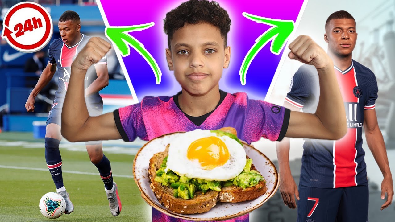 I ATE & TRAINED LIKE MBAPPE FOR 24 HOURS!! - YouTube