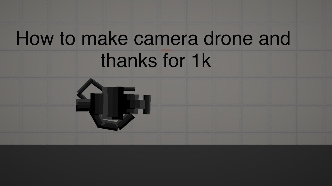 How to make camera drone melon playground - YouTube