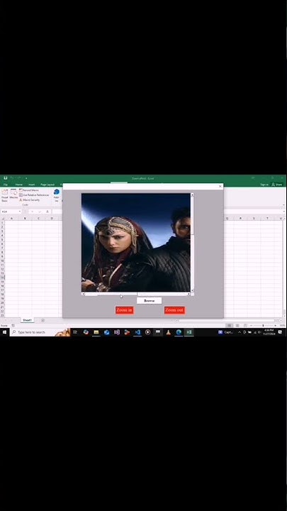 How to Zoom image or picture in excel vba userform - YouTube