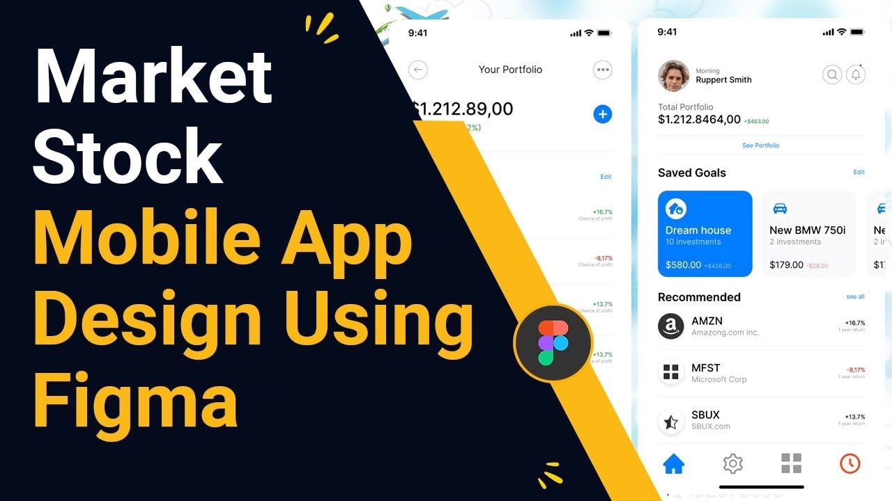 Stock Market Mobile App Design Using Figma Stock Market Analysis App stock-market-mobile-app-design-using-figma-stock-market-analysis-app