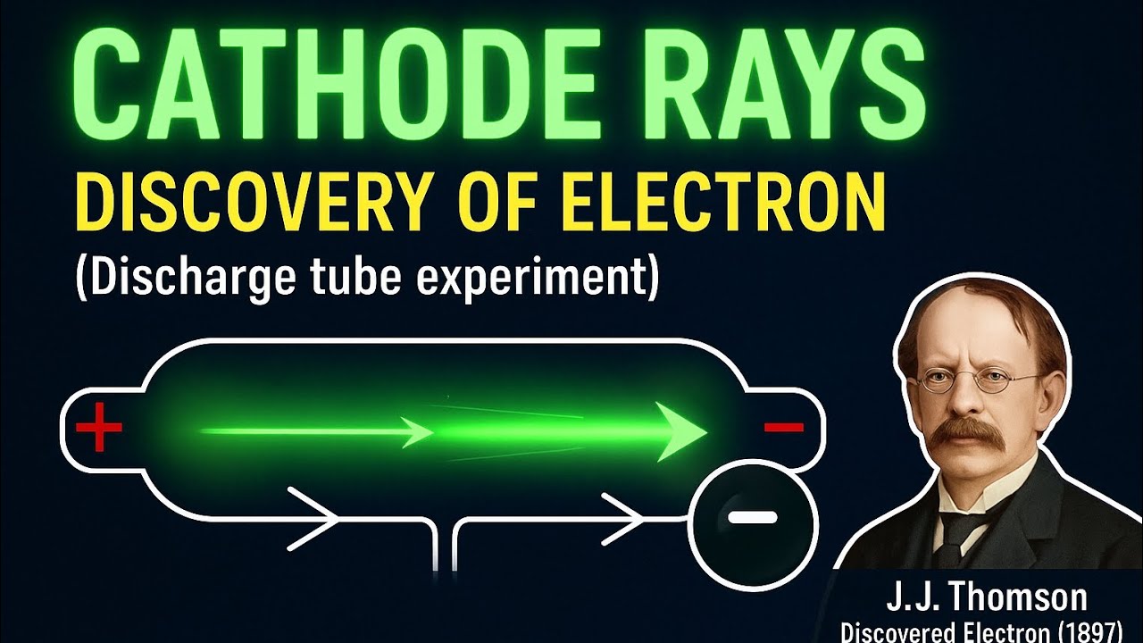 Chemistry Cathode rays (Discovery of Electrons) and MDCATpreparations ...