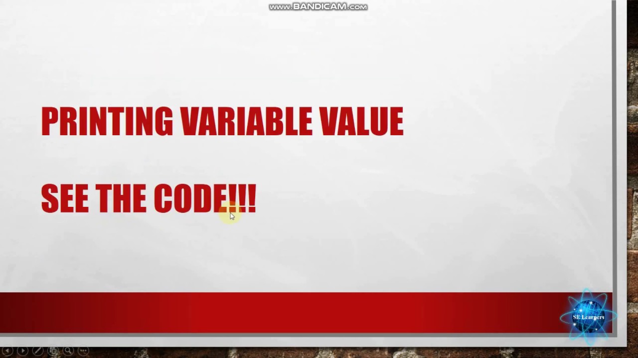 Variables Initialization And Declaration Se Learners Java Tutorial 4 Programming Skills