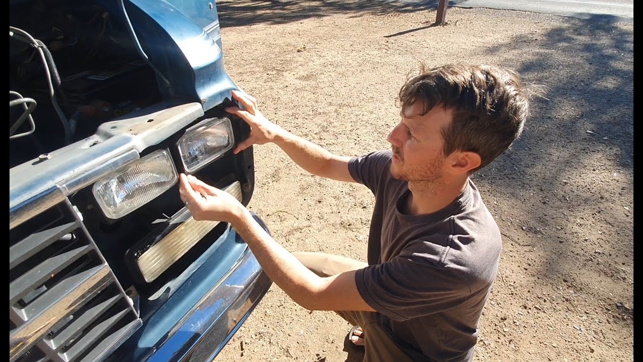 Chevrolet G20 Van Headlight Bulb Replacement - YouTube