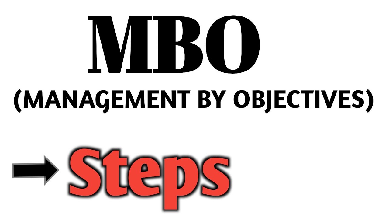 Steps of MBO (Management By Objectives) | Hr professional backbone ...