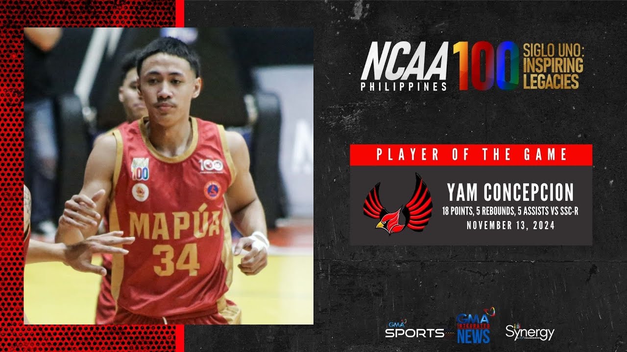 Player of the Game - Yam Concepcion vs San Sebastian | NCAA Season 100 ...