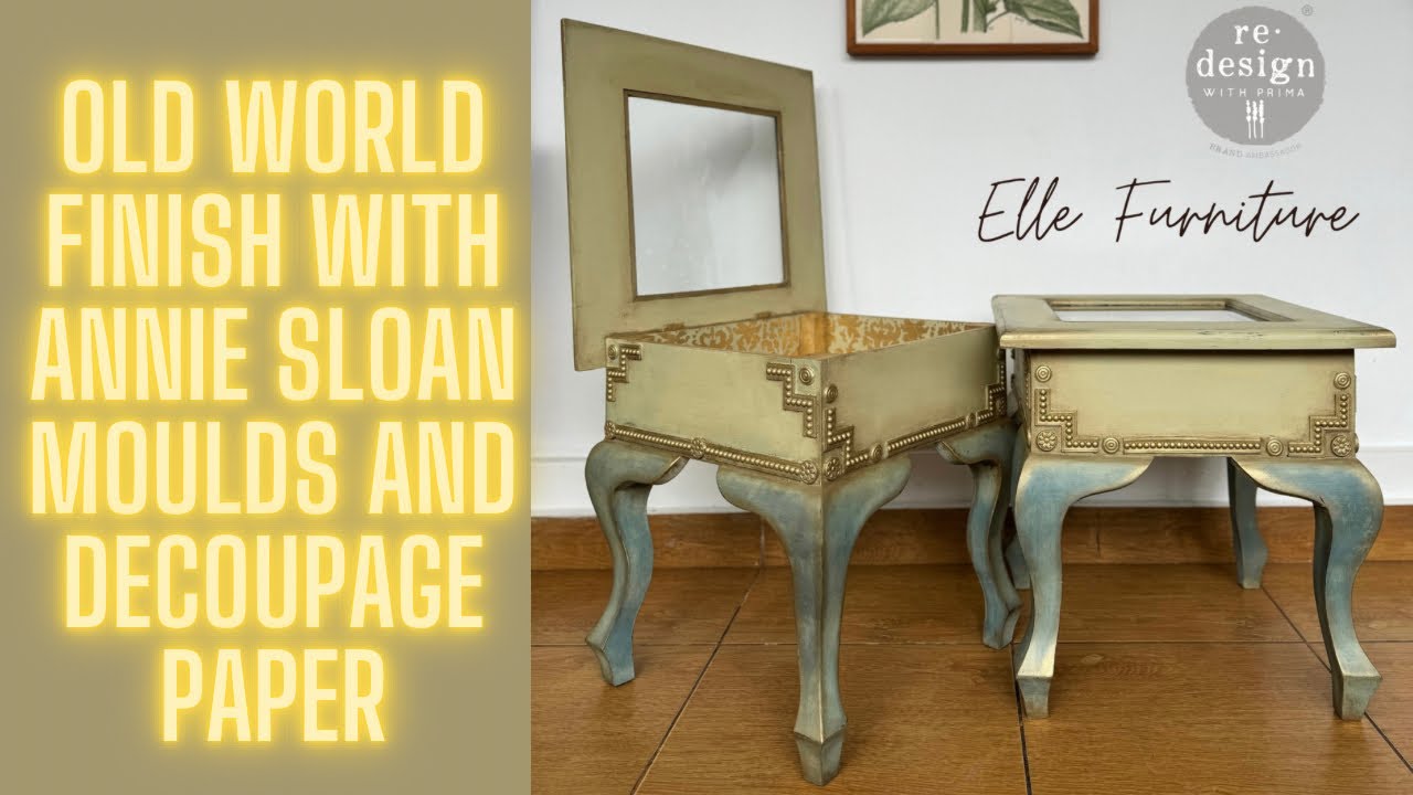 Old World Finish using @anniesloanromania paints and @ReDesignwithPrima ...
