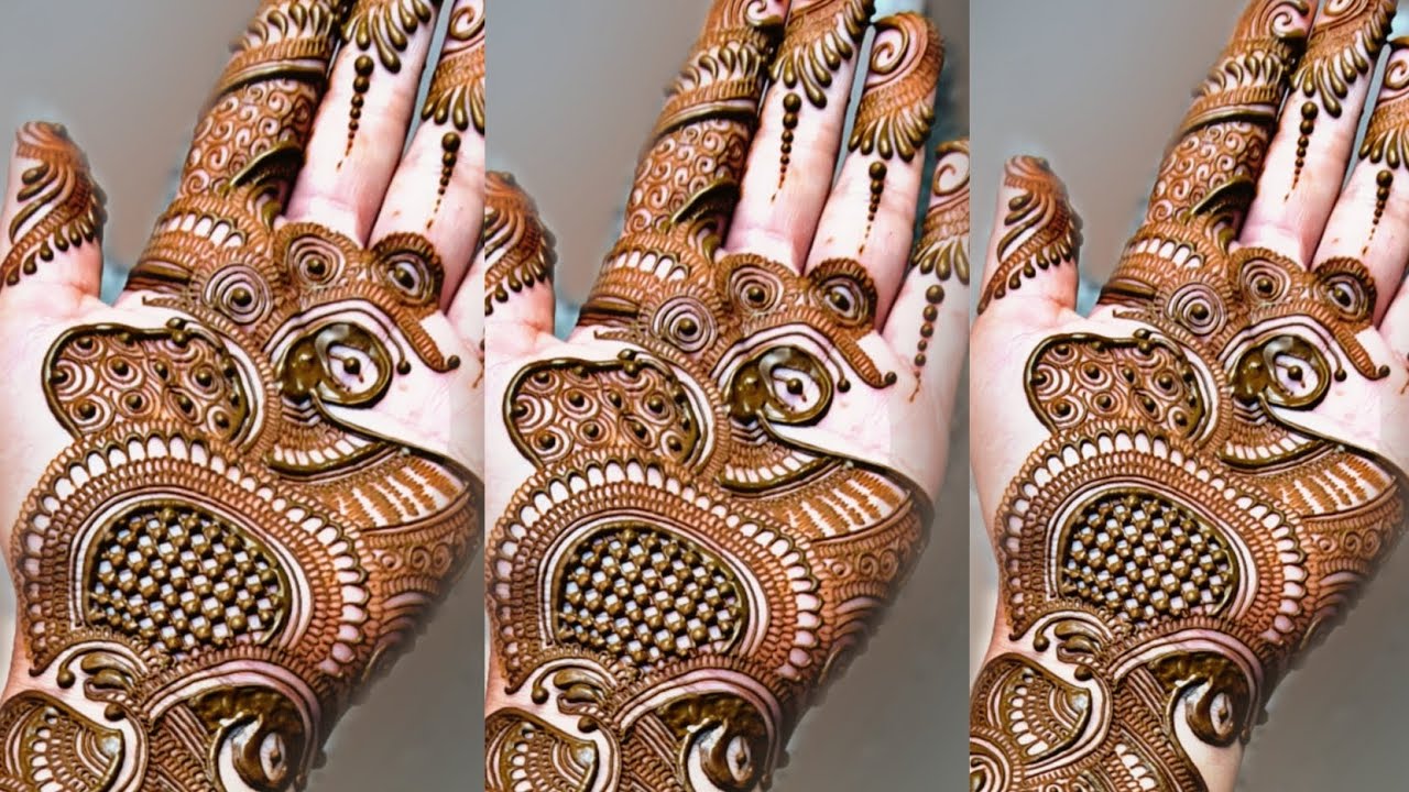 Simple Arbic Mehndi 2023 ll Beautiful Mehandi For front hand ll stylish ...