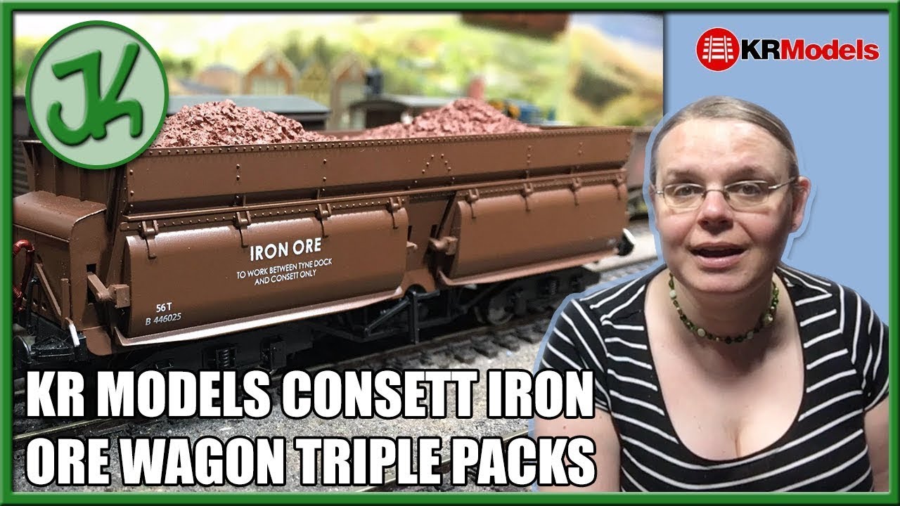 Super Distinctive! - KR Models Consett Iron Ore Wagon Triple Packs ...