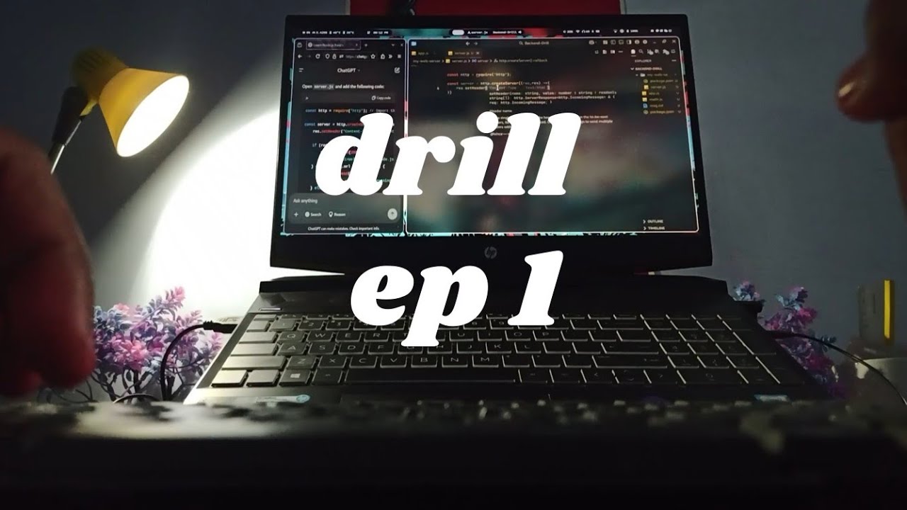 Drill Ep 1 | still learning | vibe code - YouTube