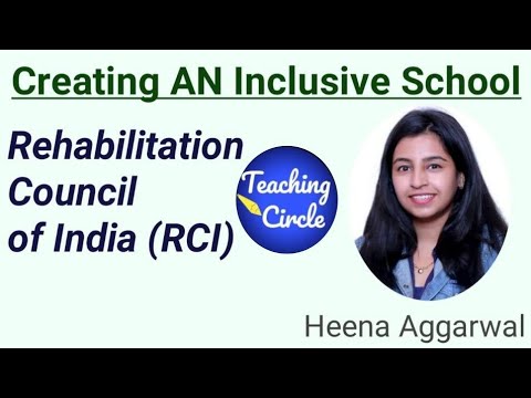 Rehabilitation Council of India (RCI) || Creating AN Inclusive School ...